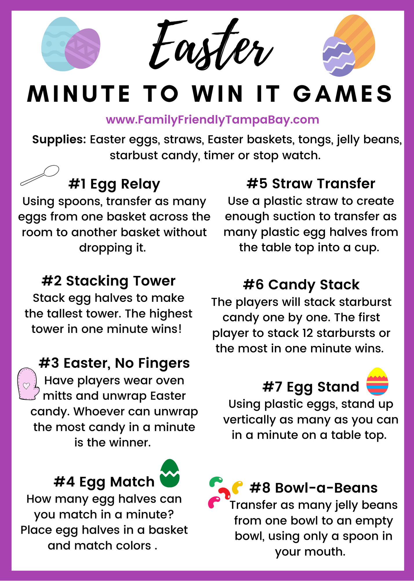 10 Family Easter Egg Games that's Fun to do at Home - Family-Friendly ...